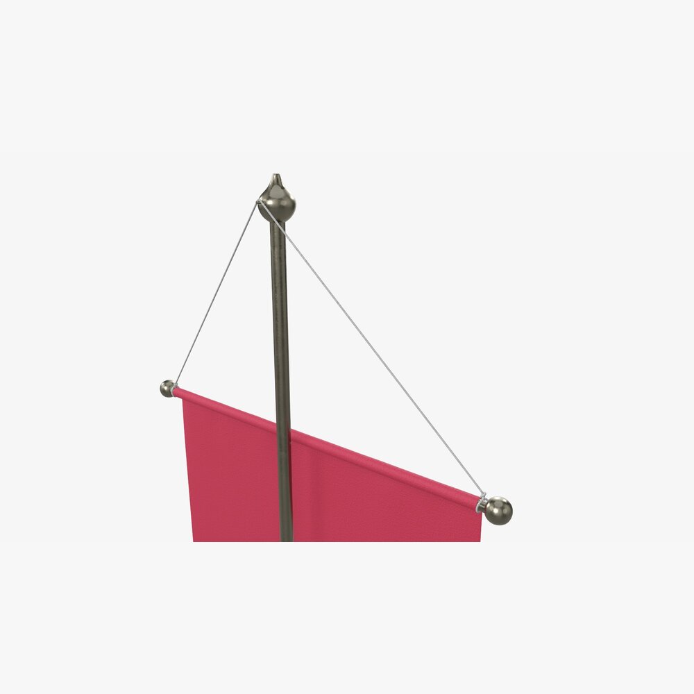 Desk Pennant On Spire 3D model - Download Hobbies on 3DModels.org
