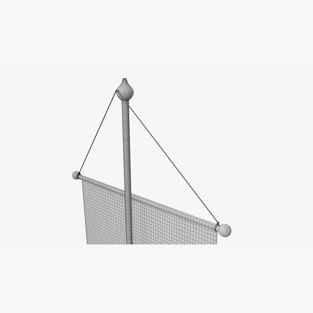 Desk Pennant On Spire 3D model - Download Hobbies on 3DModels.org