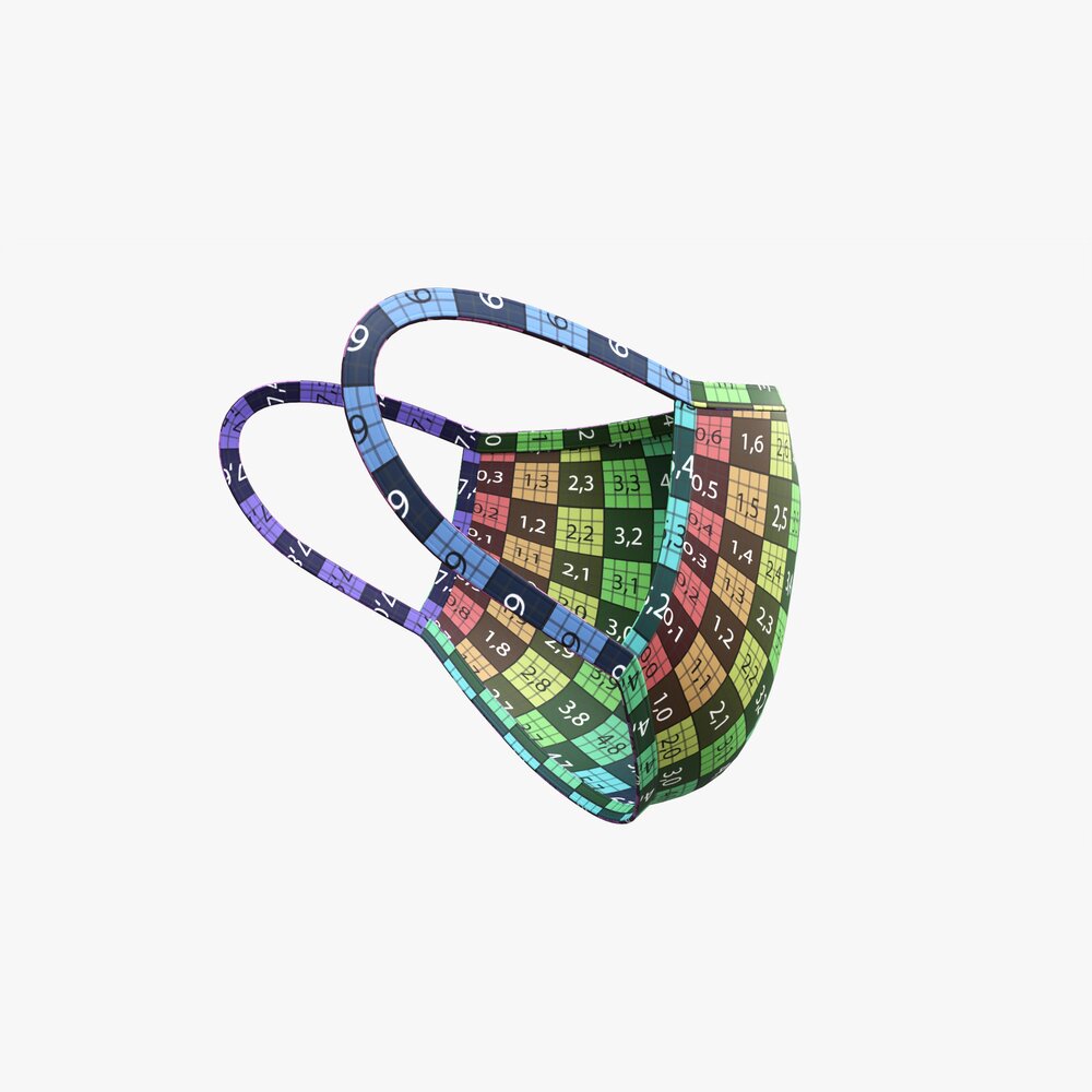 Fabric Mask 01 3D model - Download Medical Equipment on 3DModels.org