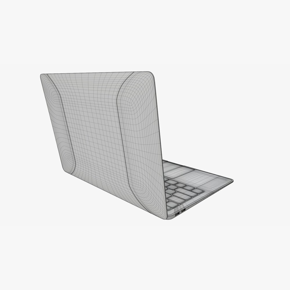 Laptop Mockup 02 3D model - Download Laptop on 3DModels.org
