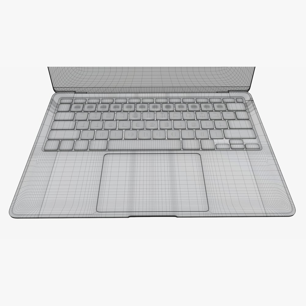 Laptop Mockup 02 3D model - Download Laptop on 3DModels.org