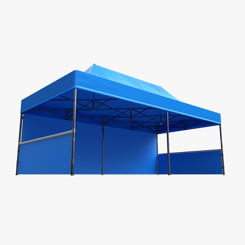 Large Display Tent Mockup 3D model - Download Garden on 3DModels.org