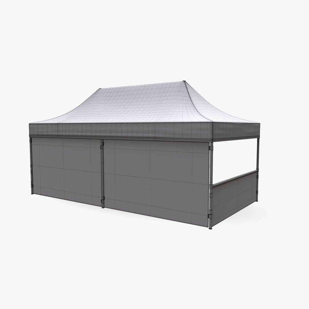 Large Display Tent Mockup 3D model - Download Garden on 3DModels.org