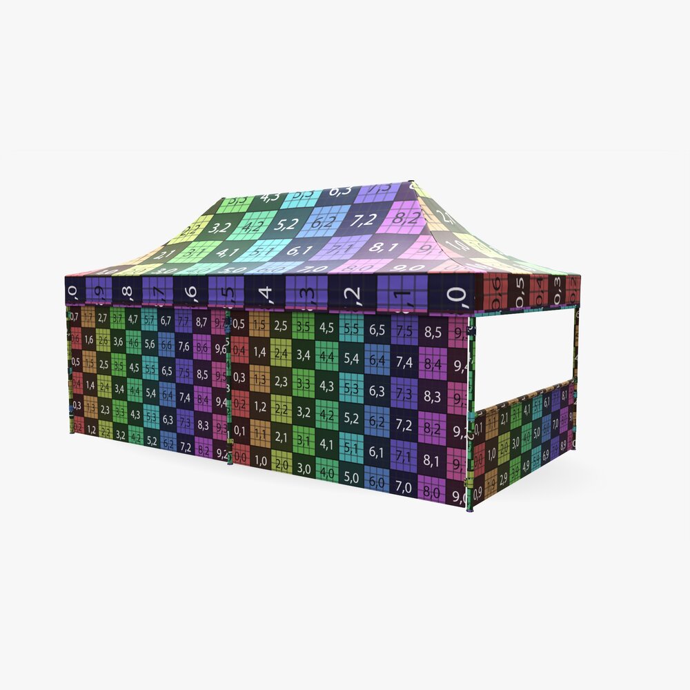Large Display Tent Mockup 3D model - Download Garden on 3DModels.org