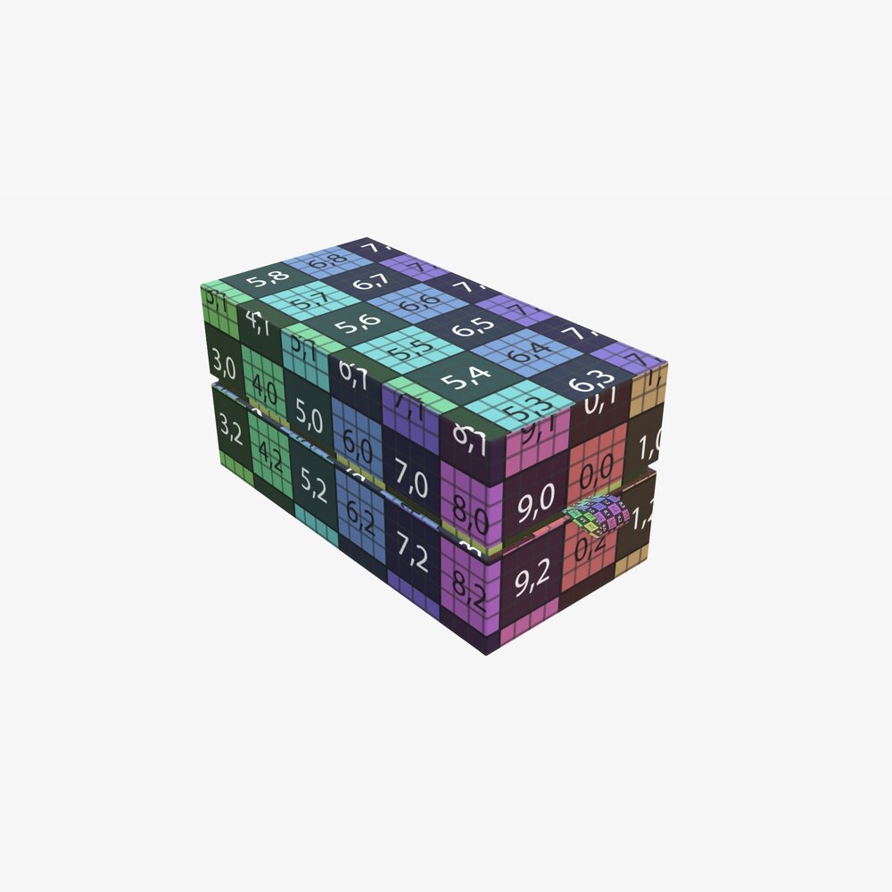 Paper Gift Box with Carrying Strap Mockup 3D model - Download Packaging ...