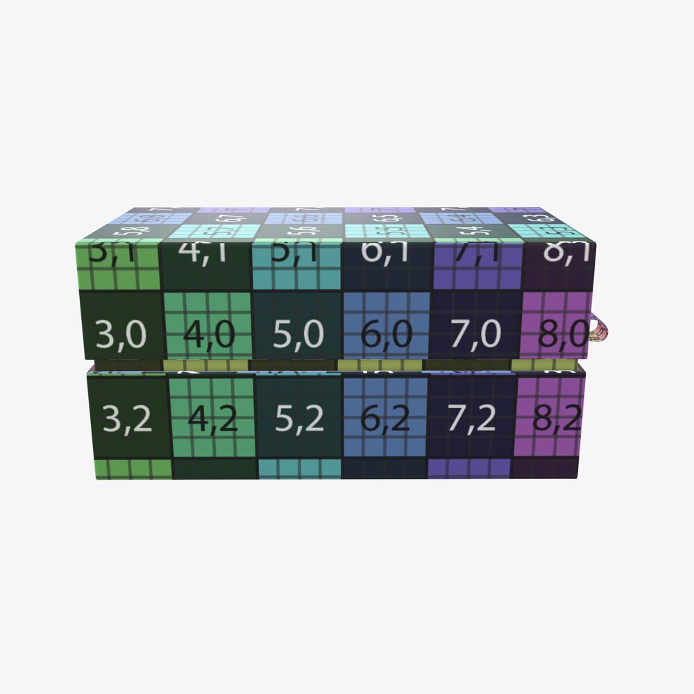 Paper Gift Box with Carrying Strap Mockup 3D model - Download Packaging ...