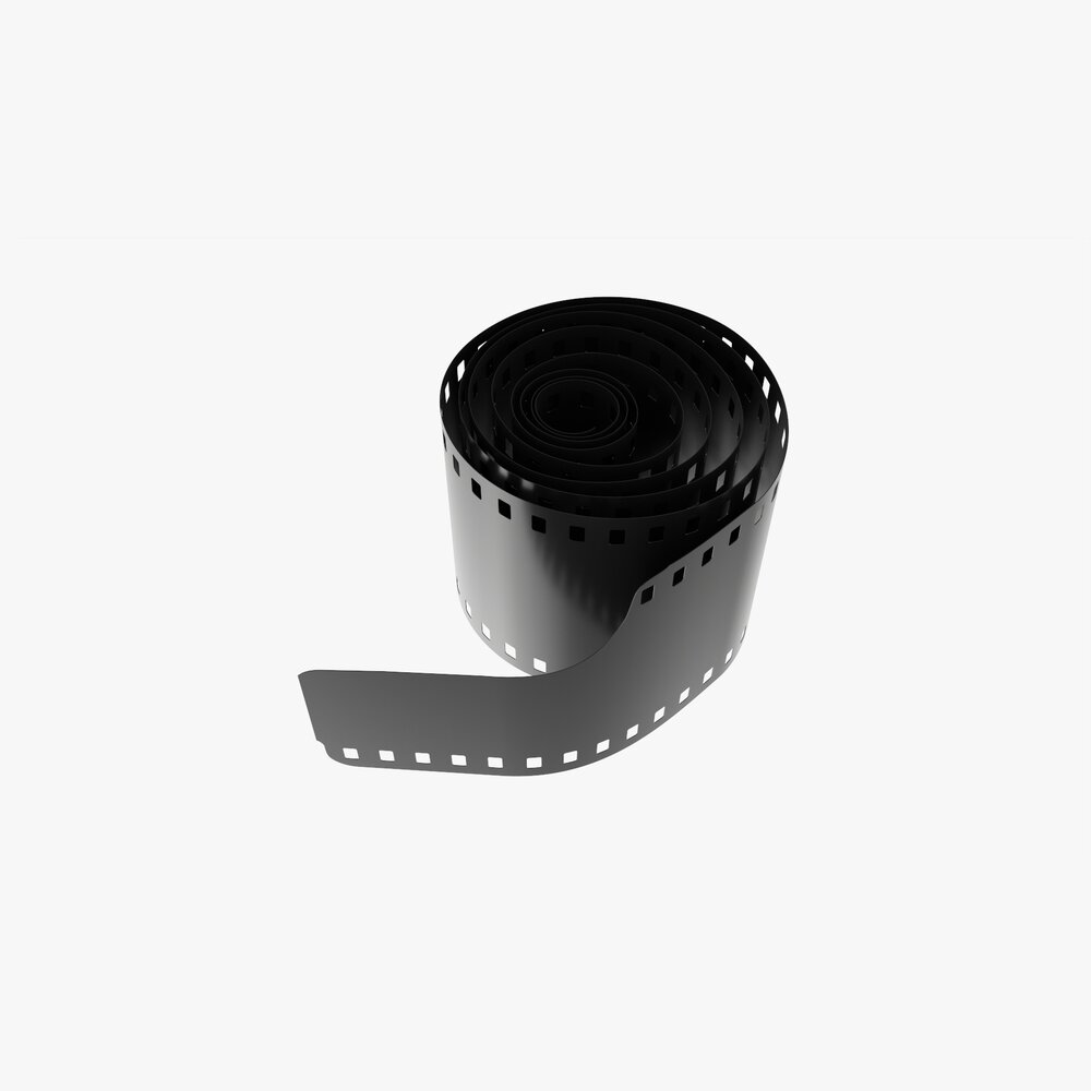 Photographic Film Roll Small 3D model - Download Electronic Accessories ...
