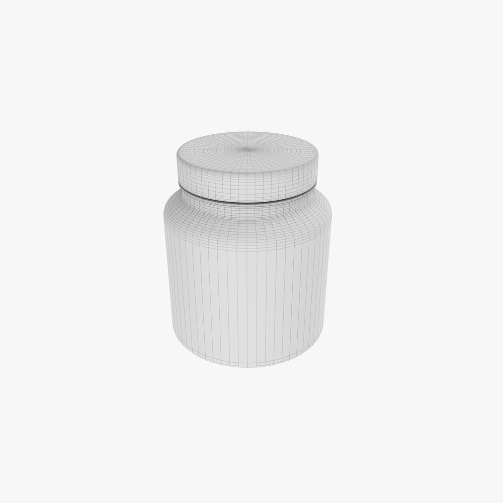 Plastic Jar Mockup 08 3D model - Download Medical Equipment on 3DModels.org