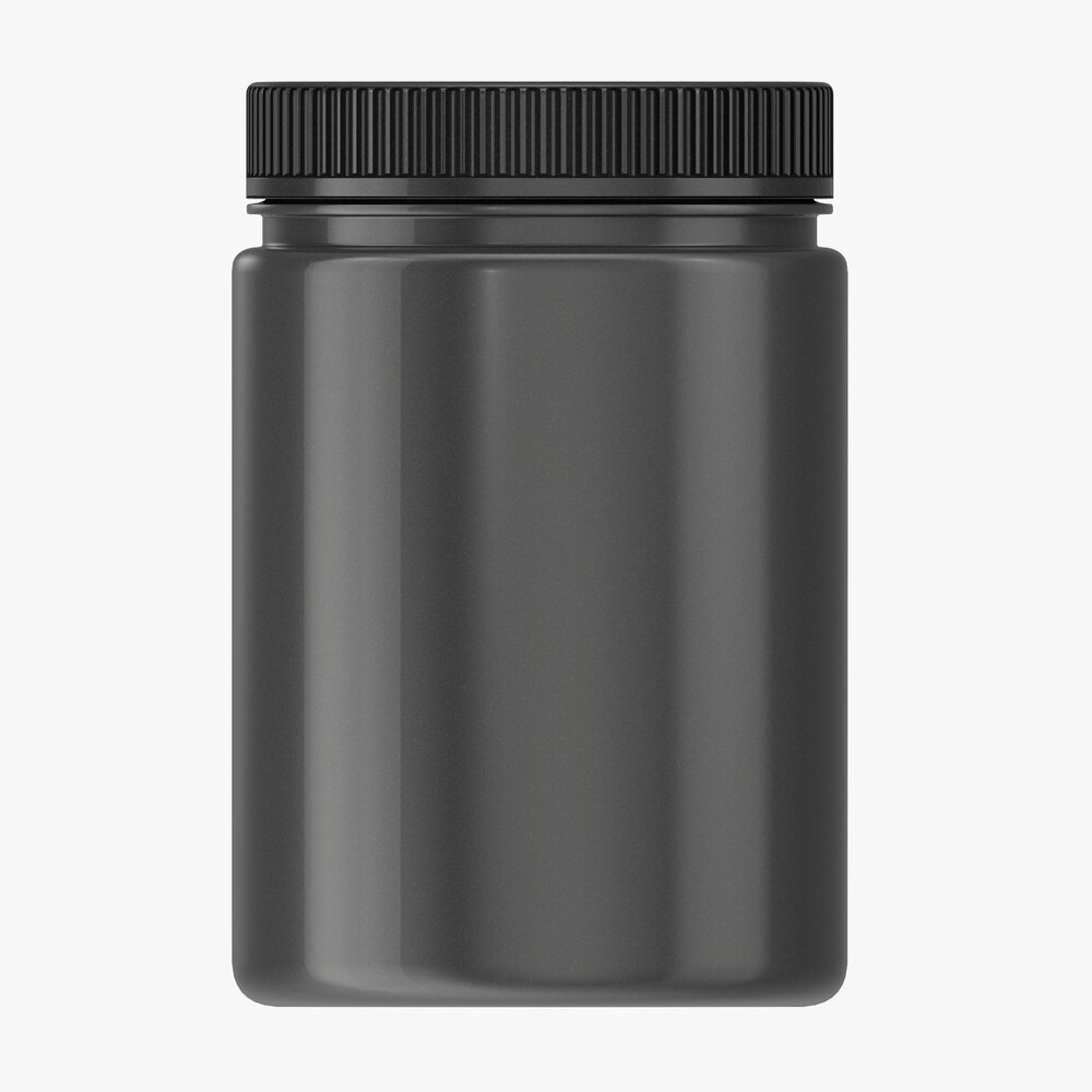 Plastic Jar For Mockup 12 3D model - Download Medical Equipment on ...