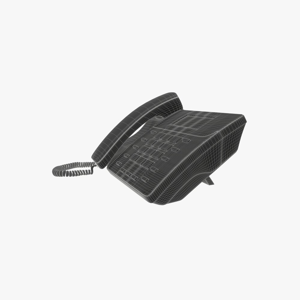 Office Button Phone 3D model - Download Phones on 3DModels.org