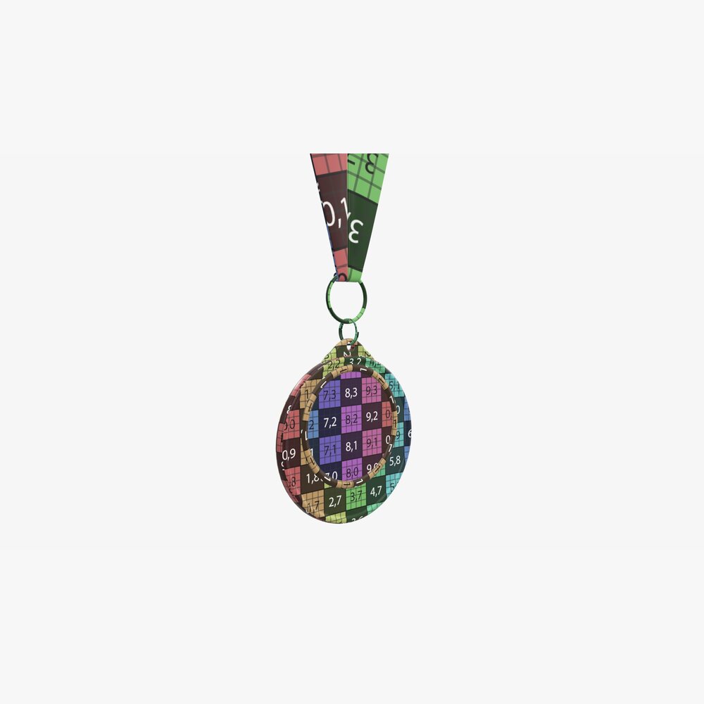Sports Medal Mockup 01 3D model - Download Trophy on 3DModels.org