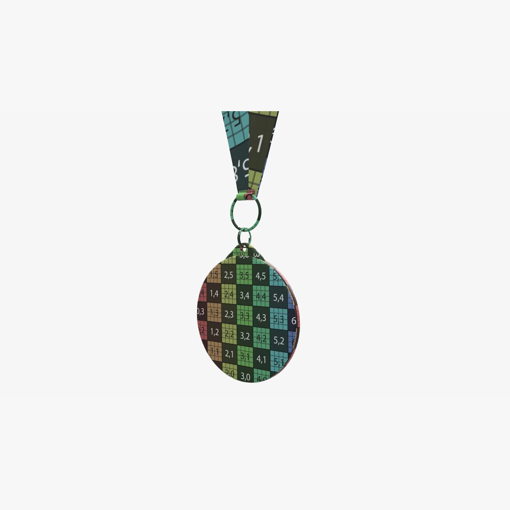 Sports Medal Mockup 01 3D model - Download Trophy on 3DModels.org
