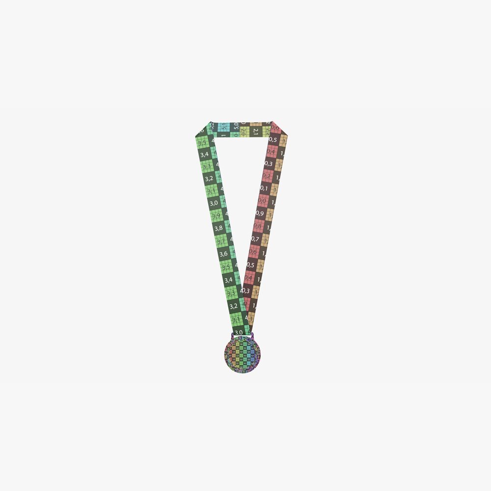 Sports Medal Mockup 06 3D model - Download Trophy on 3DModels.org