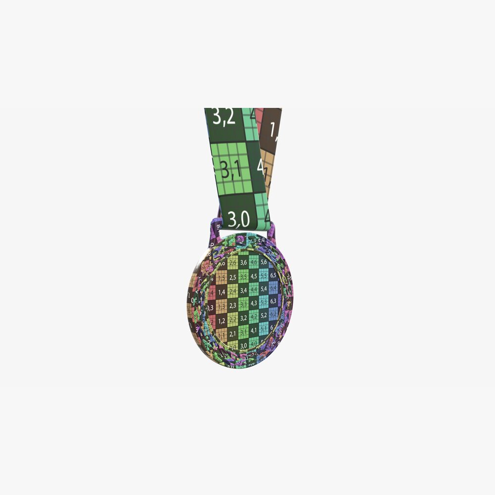 Sports Medal Mockup 06 3D model - Download Trophy on 3DModels.org