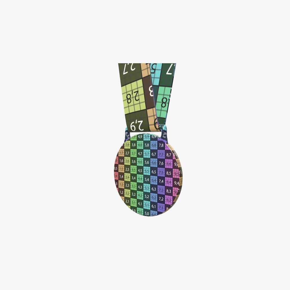 Sports Medal Mockup 06 3D model - Download Trophy on 3DModels.org