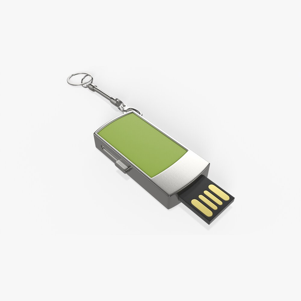 USB Flash Drive 01 3D model - Download Electronic Accessories on ...