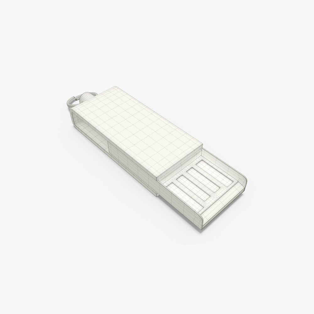 USB Flash Drive 02 3D model - Download Electronic Accessories on ...
