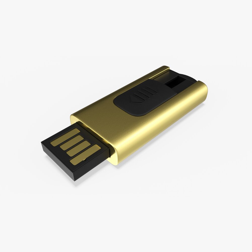 USB Flash Drive 06 3D model - Download Electronic Accessories on ...