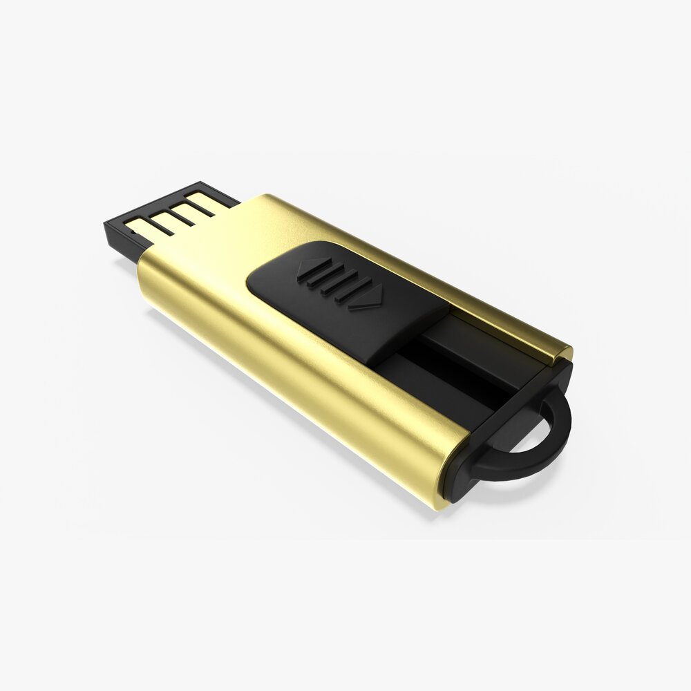 USB Flash Drive 06 3D model - Download Electronic Accessories on ...