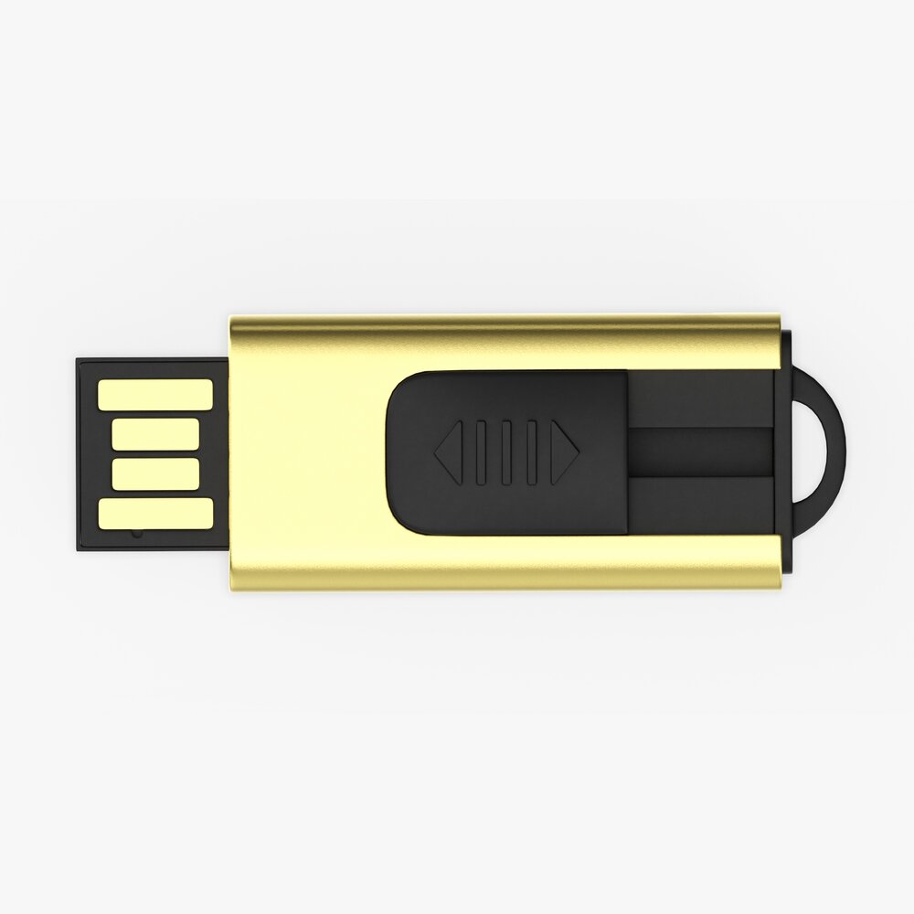 USB Flash Drive 06 3D model - Download Electronic Accessories on ...