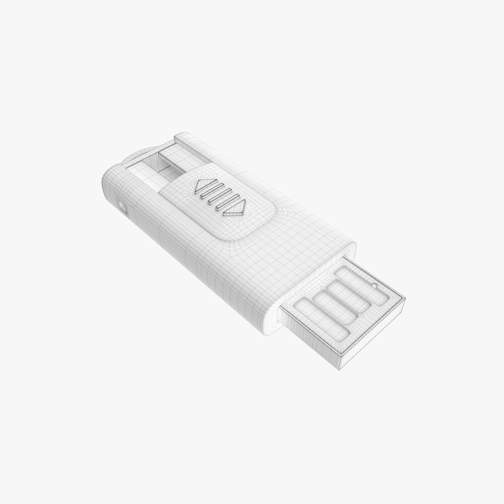 USB Flash Drive 06 3D model - Download Electronic Accessories on ...