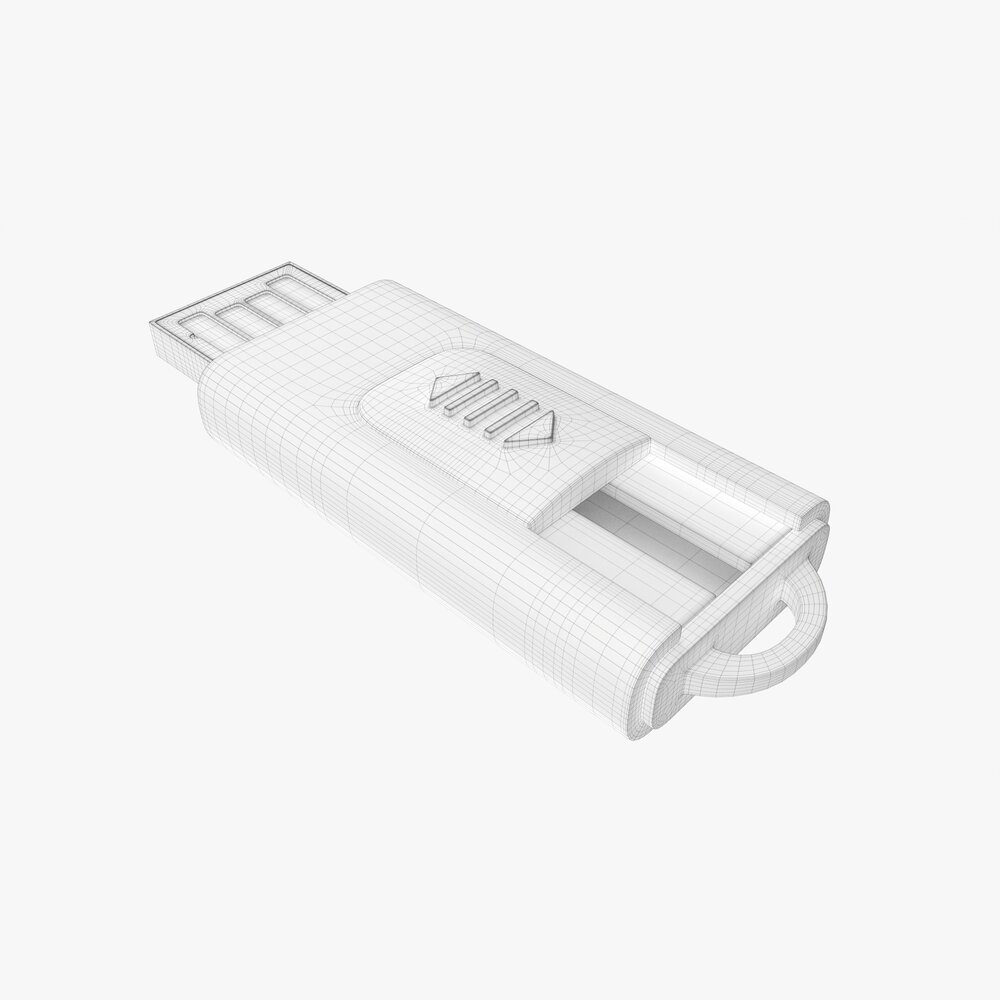 USB Flash Drive 06 3D model - Download Electronic Accessories on ...