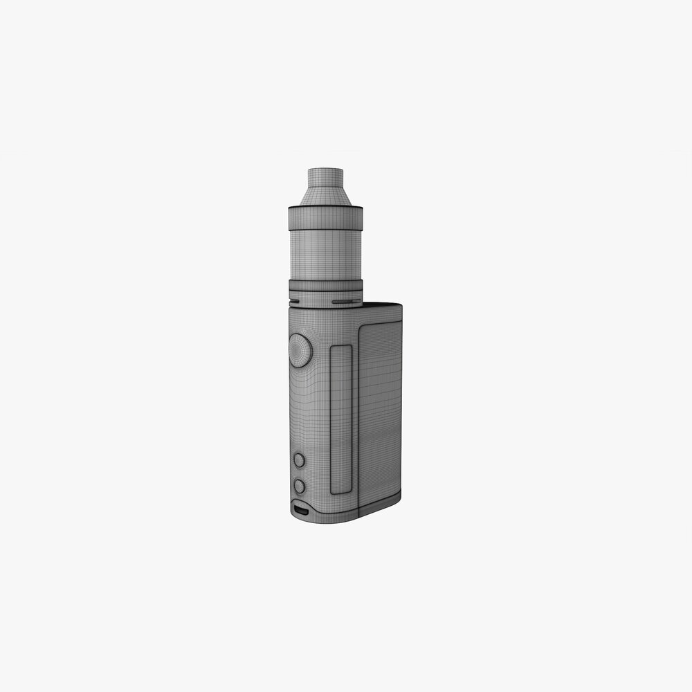 Vape Device E-cigarette 03 3D model - Download Medical Equipment on ...