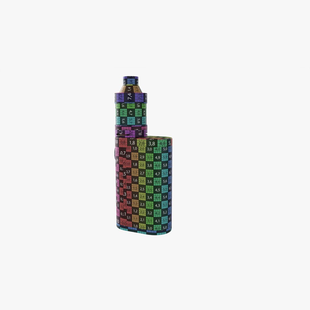 Vape Device E-cigarette 03 3D model - Download Medical Equipment on ...