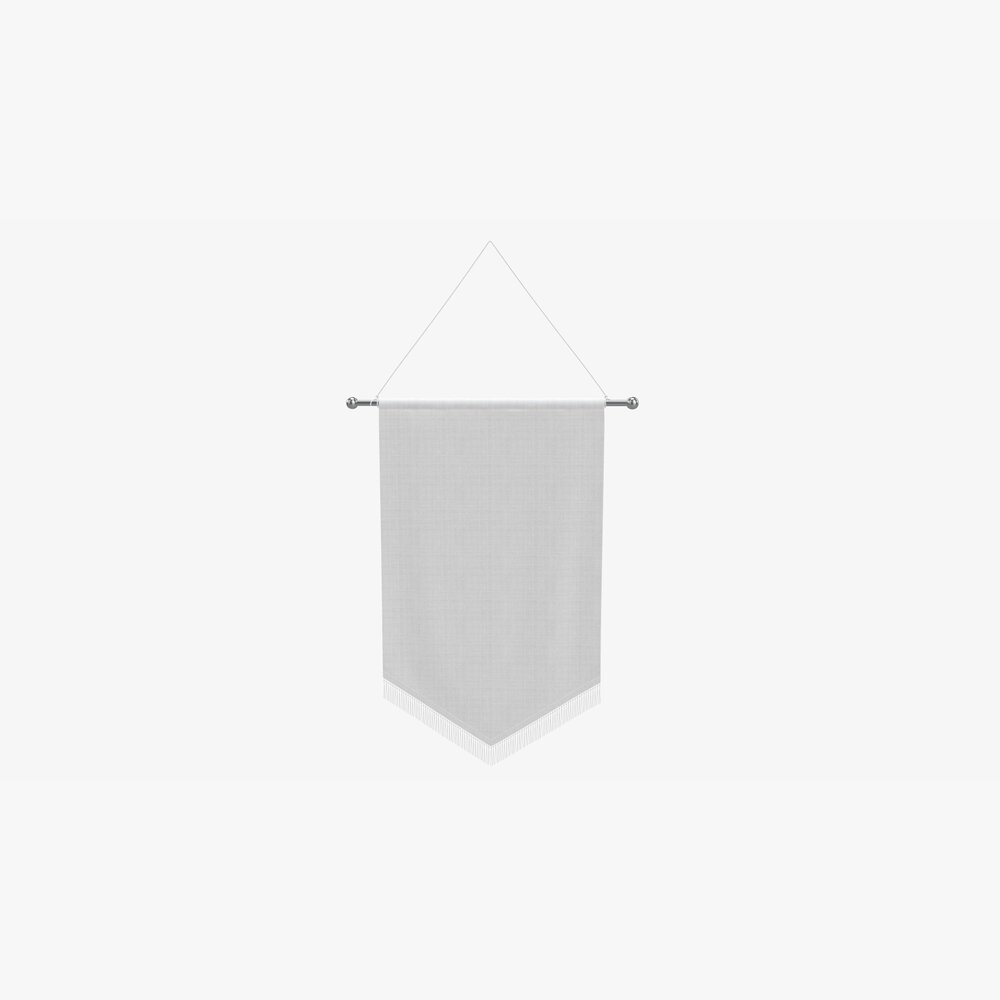 Banderín de Pared Mediano Modelo 3D - Descargar Aficiones activado ...