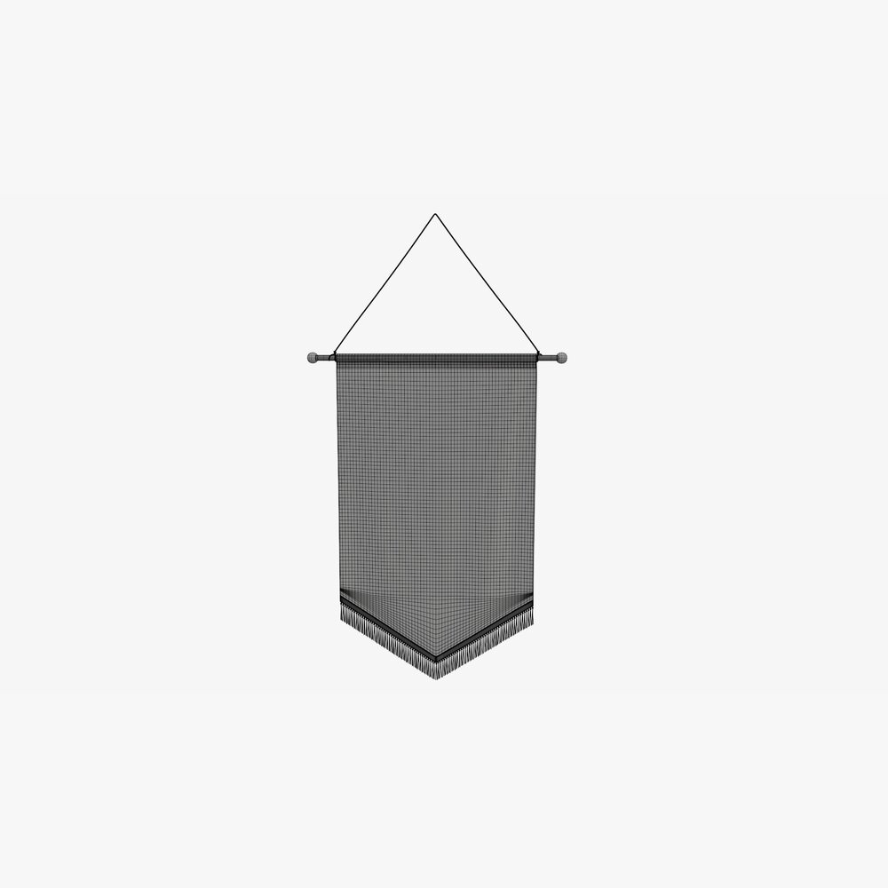 Wall Pennant Medium 3D model - Download Hobbies on 3DModels.org