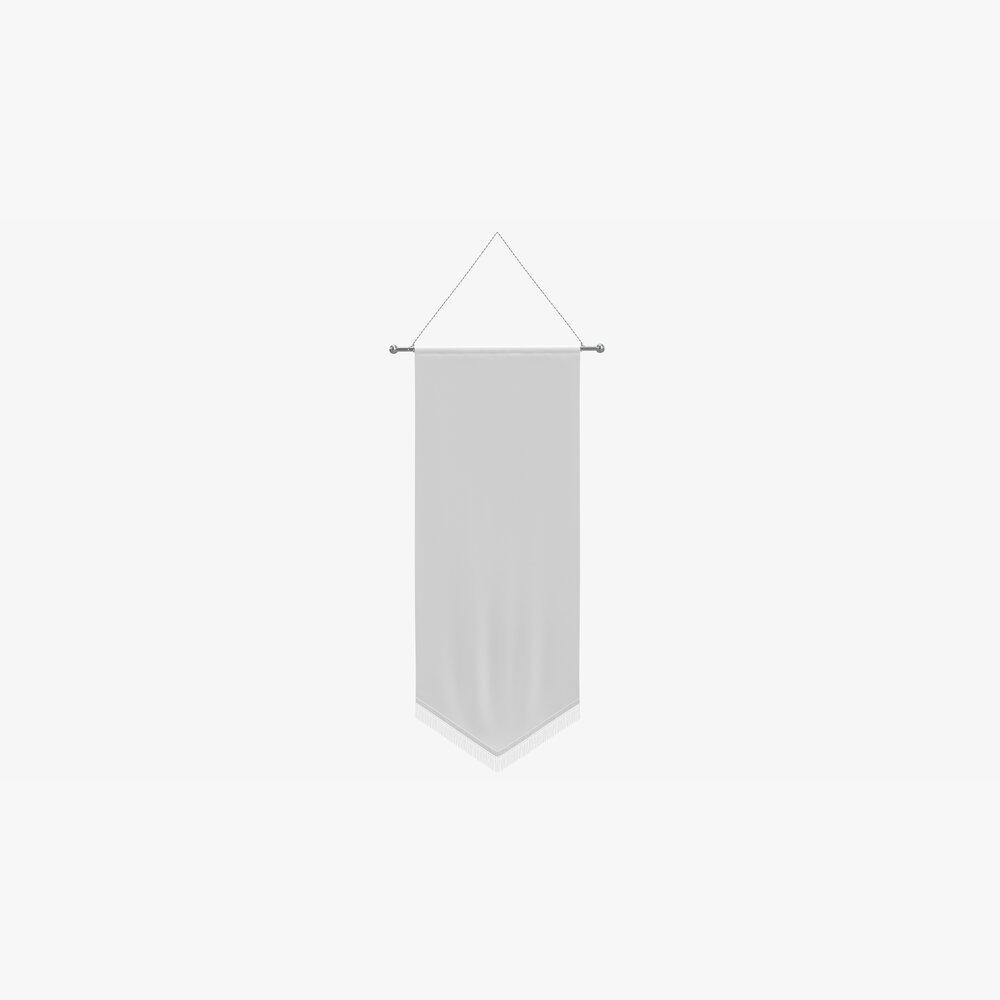 Wall Pennant Tall 3D model - Download Hobbies on 3DModels.org
