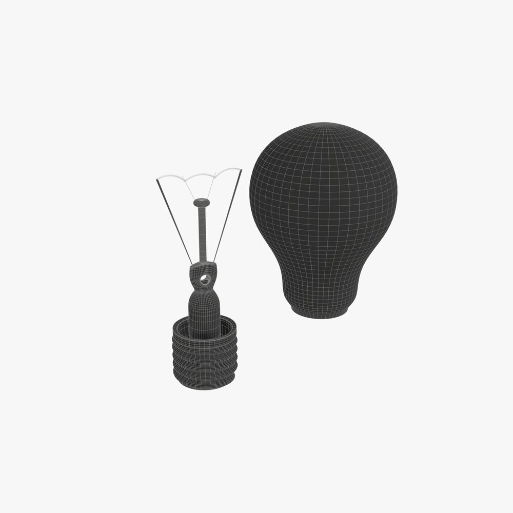 Incandescent Light Bulb 3D model - Download Tools on 3DModels.org