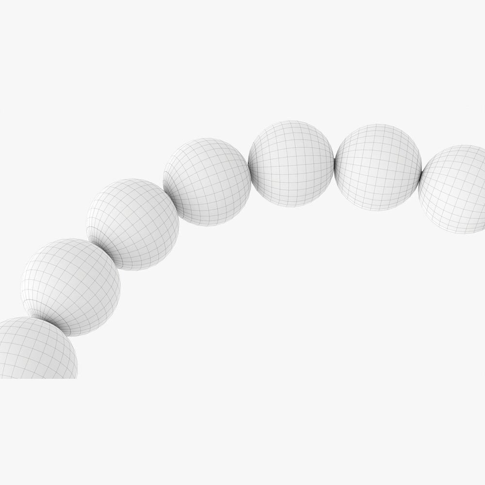 Amethyst Bead Bracelet 3D model - Download Jewelry on 3DModels.org