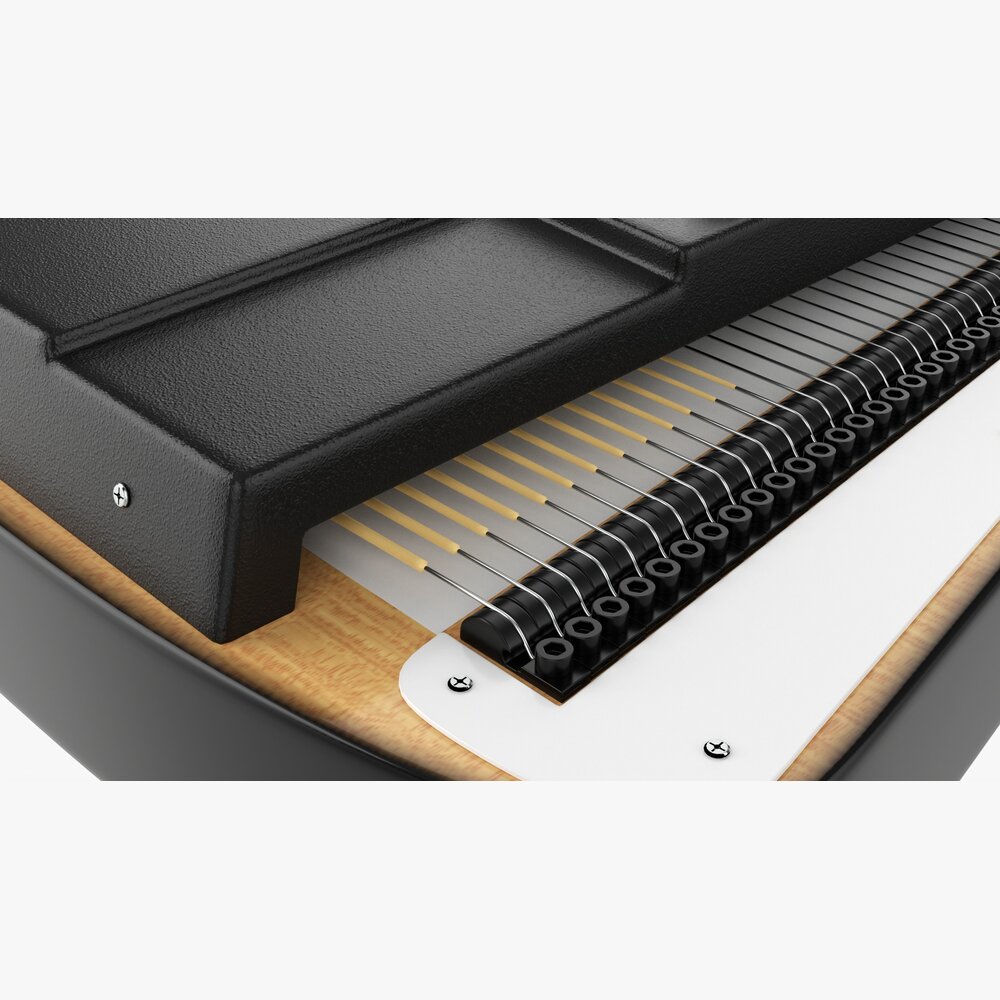 Autoharp Music Instrument 3D model - Download Musical Instruments on ...
