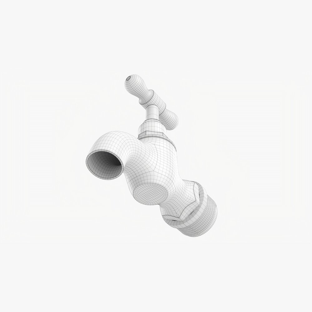 Brass Faucet 3D model - Download Bathroom Fixtures on 3DModels.org