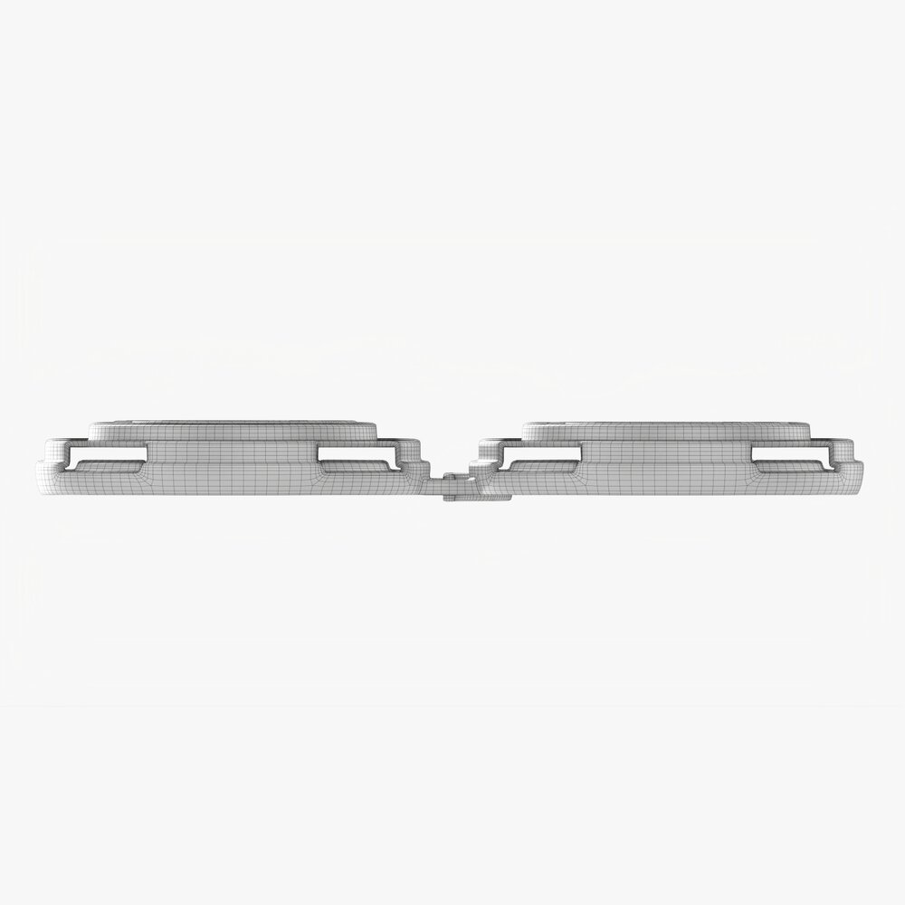 Clip Pak Carrier Handle Quadpak Standard Can 3D model - Download Mockup ...