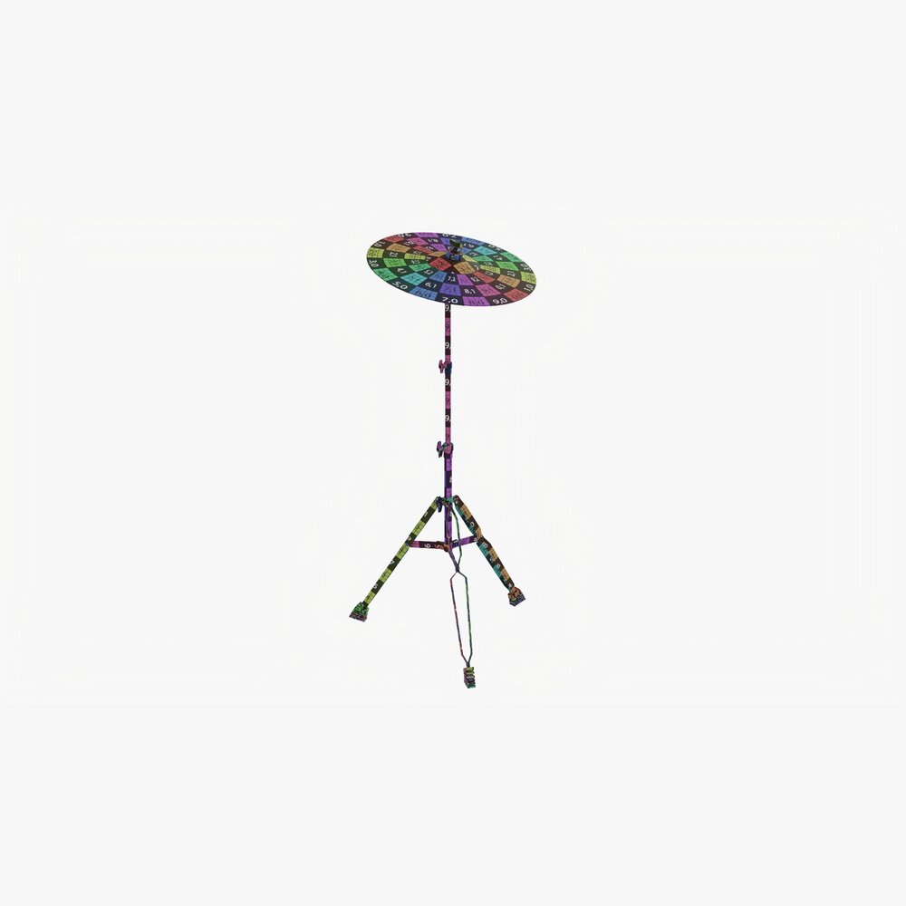 Cymbal On Stand 3D model - Download Musical Instruments on 3DModels.org