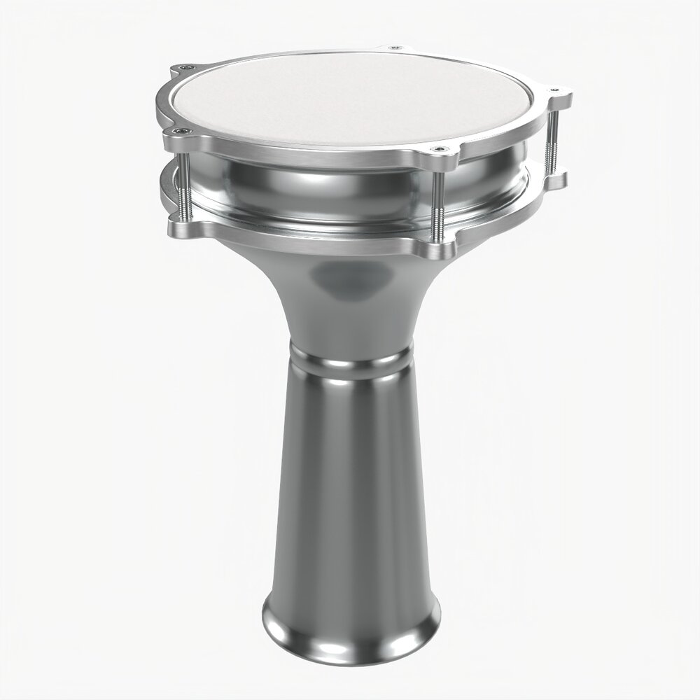Darabuka Percussion Instrument 3D model - Download Musical Instruments ...