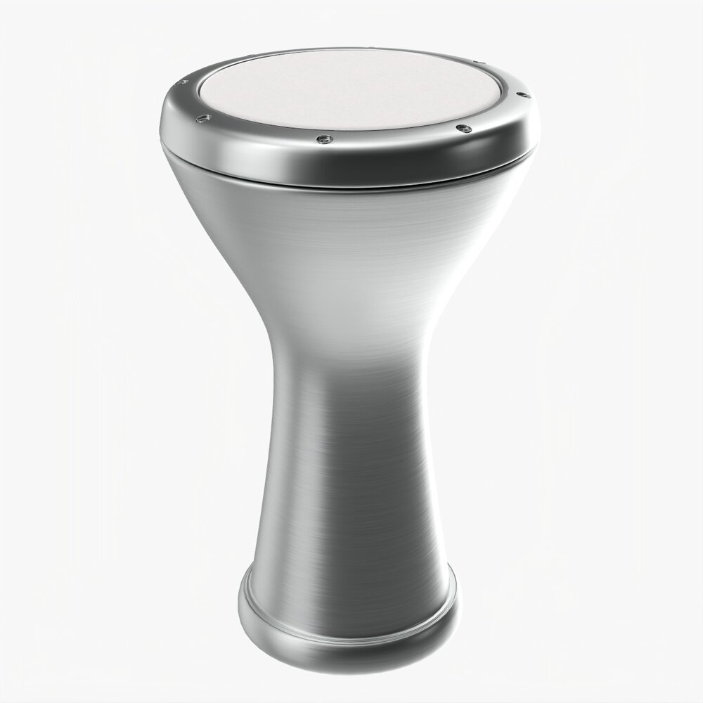 Doumbek Percussion Instrument 3D model - Download Musical Instruments ...