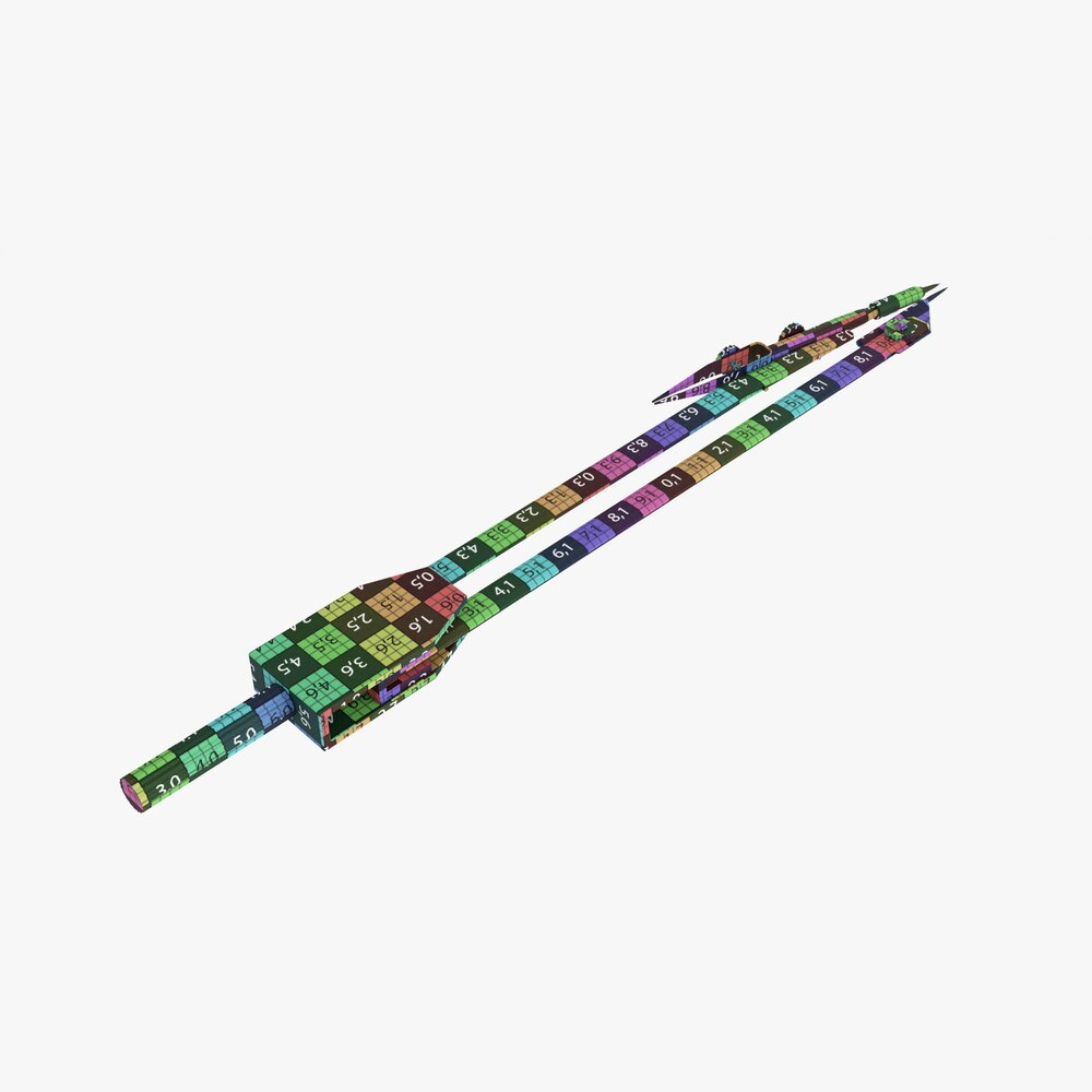 Drafting Compass 02 3D model - Download Stationery on 3DModels.org