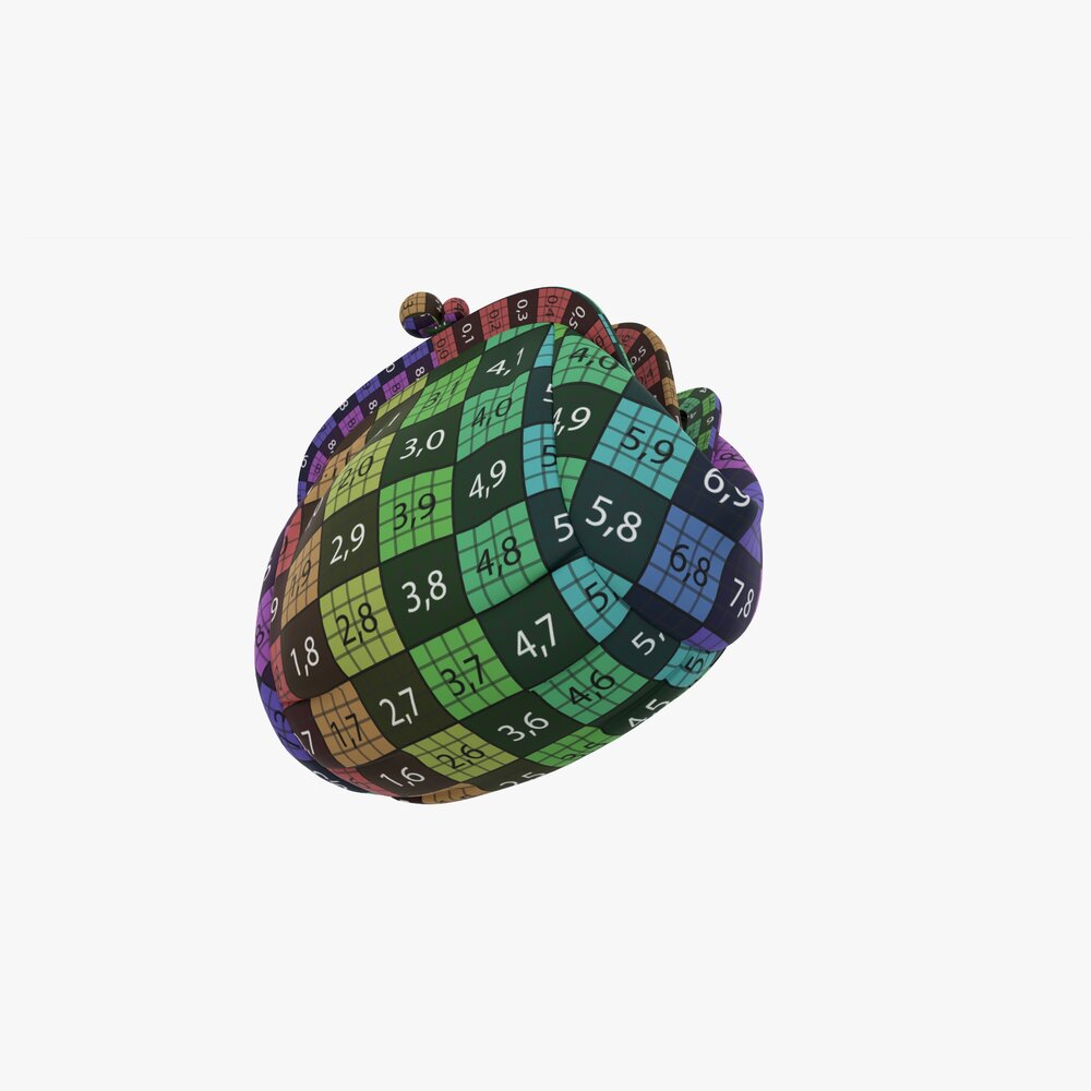 Female Coin Purse Open 3D model - Download Accessories on 3DModels.org