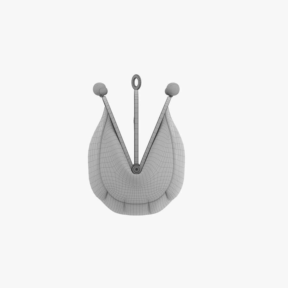 Female Coin Purse Open 3D model - Download Accessories on 3DModels.org