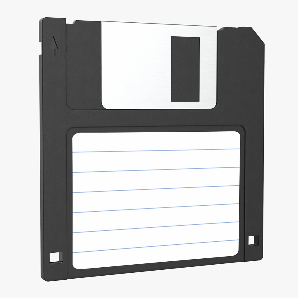 Floppy Disk 03 3D model - Download Computer Accessories on 3DModels.org