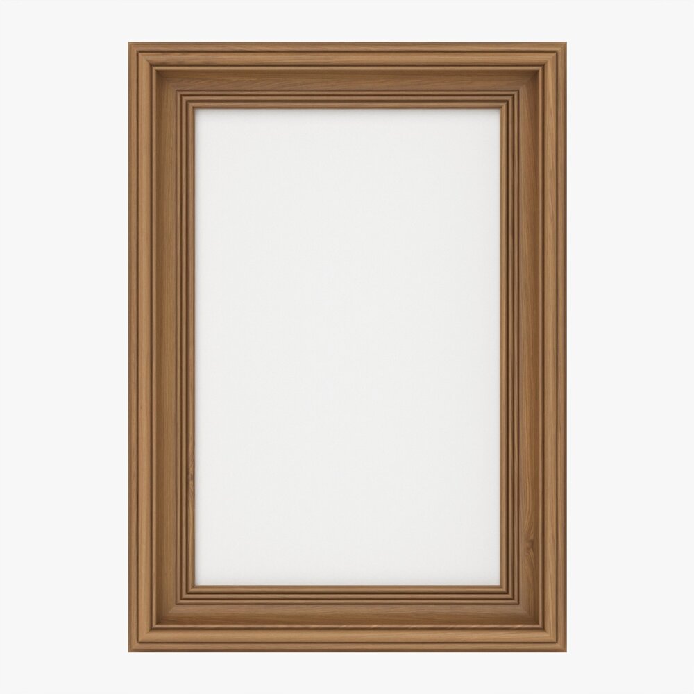 Frame With Picture Portrait 01 3D model - Download Decoration on ...