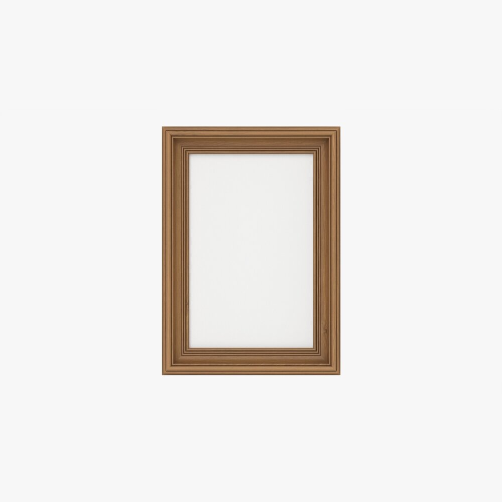 Frame With Picture Portrait 01 3D model - Download Decoration on ...