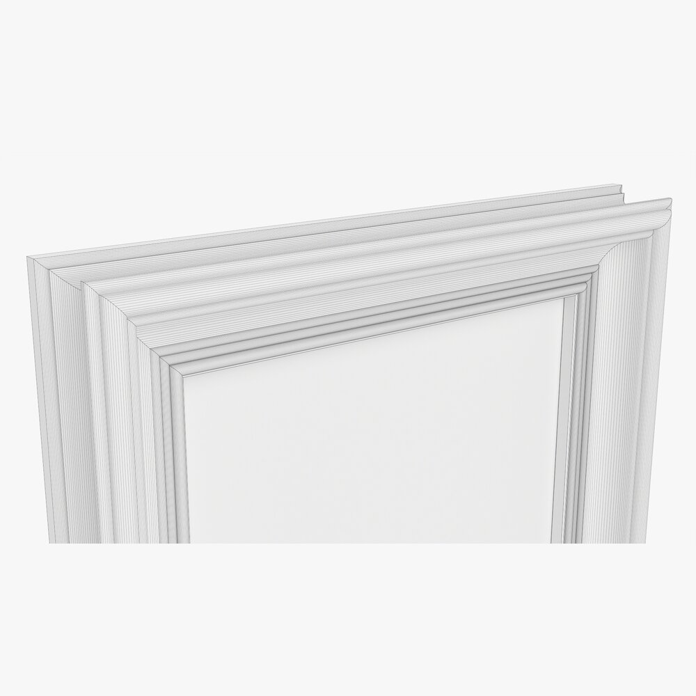 Frame With Picture Portrait 01 3D model - Download Decoration on ...