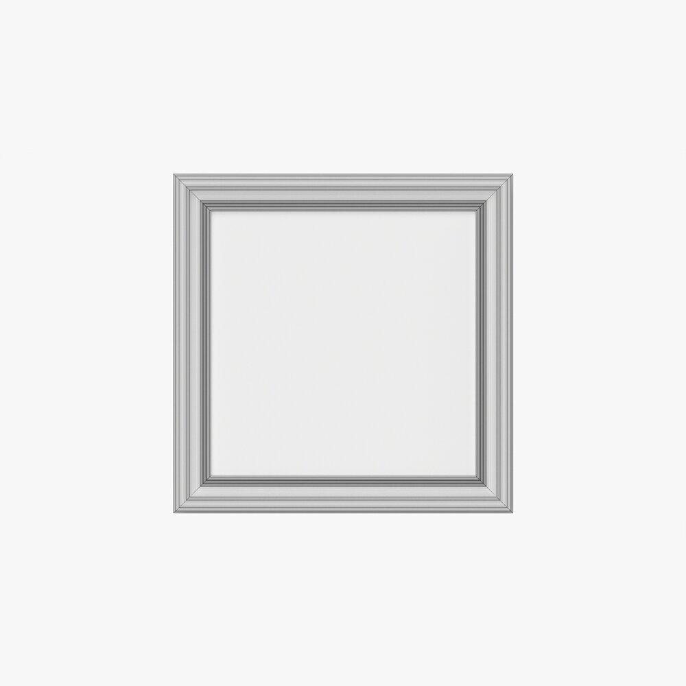 Frame With Picture Square 02 3D model - Download Decoration on 3DModels.org