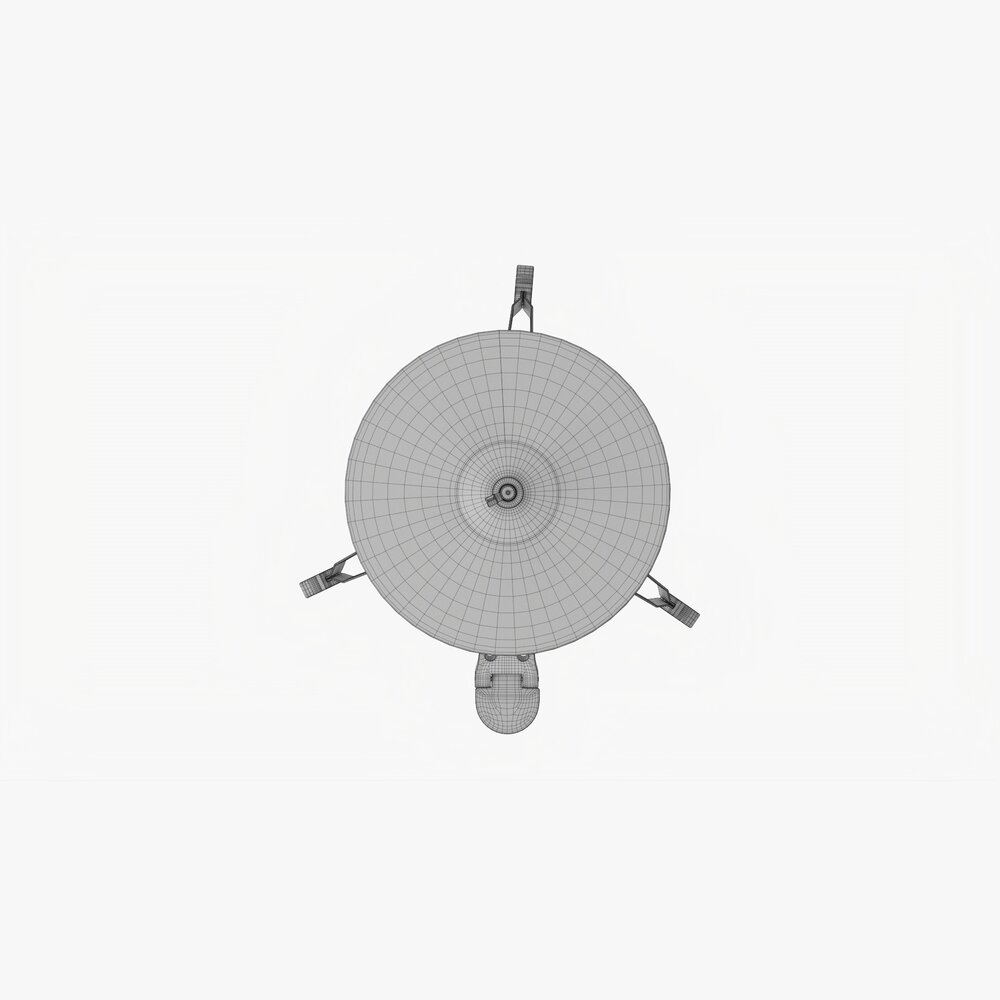 Hi-Hat Cymbals On Stand 3D model - Download Musical Instruments on ...