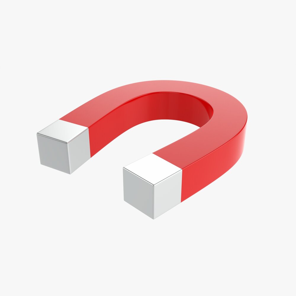 Horseshoe Magnet 3D model - Download Tools on 3DModels.org