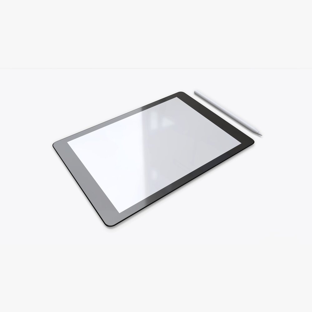 Digital Tablet Mock Up 3D model - Download Computer Accessories on ...